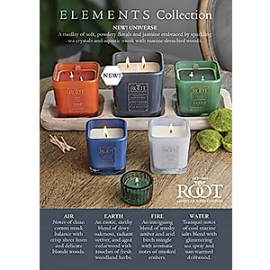Root Candles Scented Candles Elements Collection Premium Handcrafted 3-Wick Candle, 14.5-Ounce, Universe