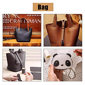 79"x 54"(200cm x 140cm) Faux Leather|Litchi Grain Texture Faux Leather Fabric|1mm Thick Leather Fabric for for Furniture Decoration, DIY Crafts, Sewing, Etc.（Dark Brown）