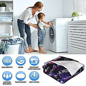 Ivivis to My Daughter Blanket, Daughter Gifts from Mom/Dad, Birthday Gifts for Daughter, Daughter's Christmas Wedding Graduation Valentines Day Gifts, Soft Fleece Throw Blankets Bed Throws 50x60in