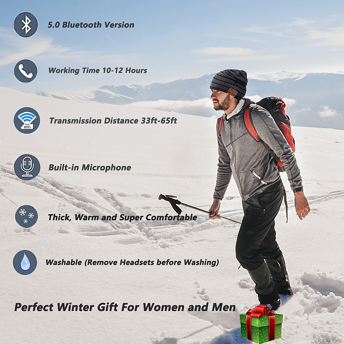 MP3 Player with Bluetooth 5.0, Portable Sport Clip Walkman 32GB with FM Radio Stopwatch Pedometer Voice Recorder for Sport Running Ultralight Wearable Music Player Grey