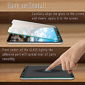 HPTech (2 Pack) Designed for Google (Pixel 3) Tempered Glass Screen Protector, Anti Scratch, Bubble Free
