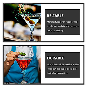 DOITOOL Plastic Martini Glasses Set of 20, Clear Coupe Cocktail Glasses, Exquisite Coupe Glasses for Cocktails for Home, Bar, Restaurants and Parties