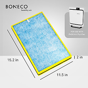 Boneco A401 High Efficiency Particulate Air (HEPA) Filter with Activated Carbon for Removing Odor, Dust and Other Air Pollutants