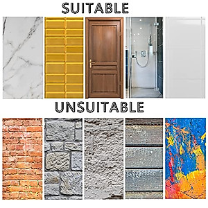 2 Pack Shower Caddy Adhesive for Replacement, Strong Transparent Adhesive for Shower Caddy Sticky Pads, No Drilling for Corner Shelf Basket, Bathroom Storage Shelves, Kitchen Racks and Soap Holder