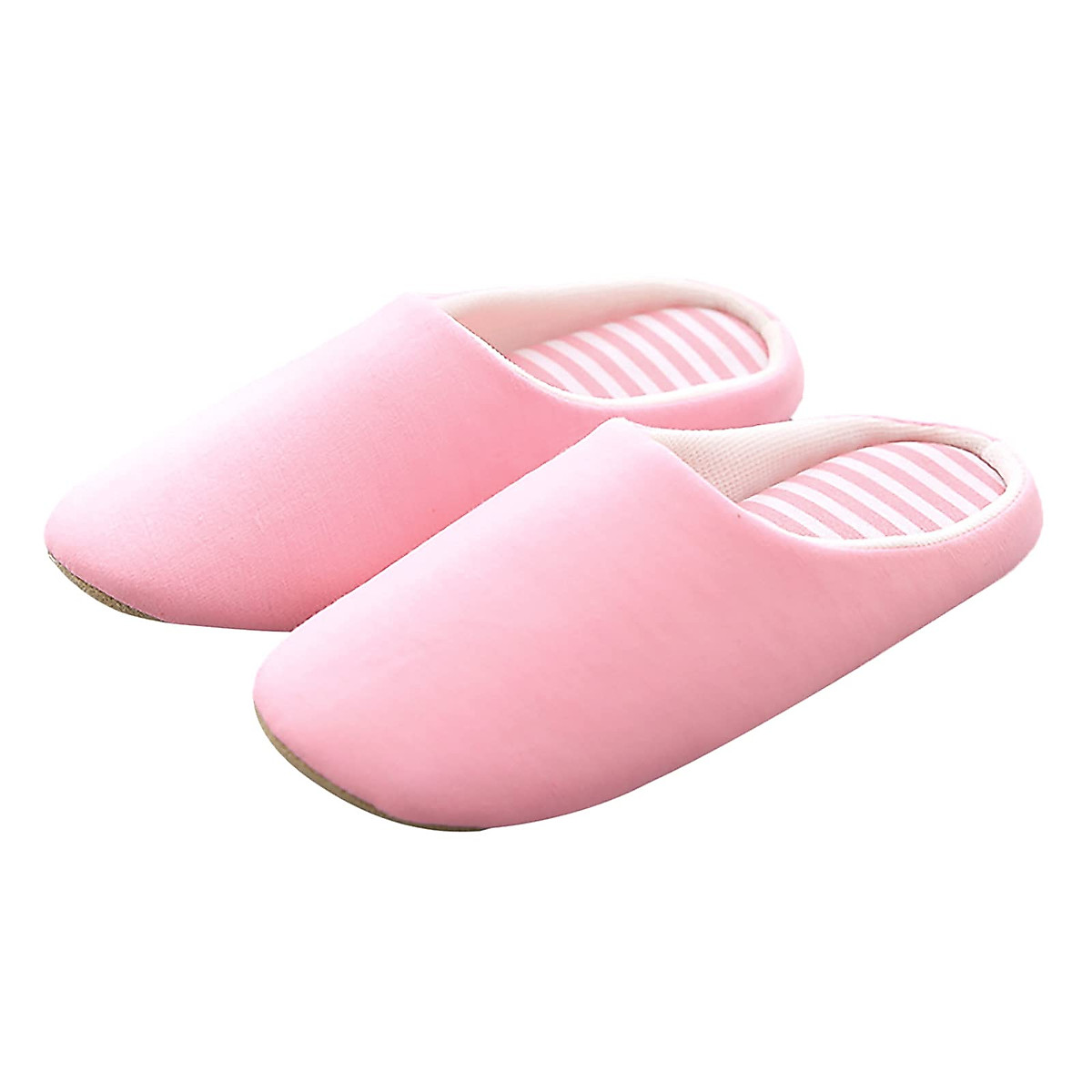 Aniywn Unisex Men's and Women's House Slippers Indoor Memory Foam Cotton-Blend Autumn Winter Anti-Slip Bedroom Home Slippers