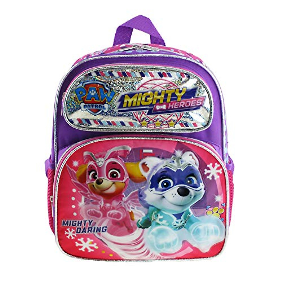 Paw Patrol - Mighty Pups 12" Deluxe Toddler Size Backpack - Super Hero Puppies - A18999