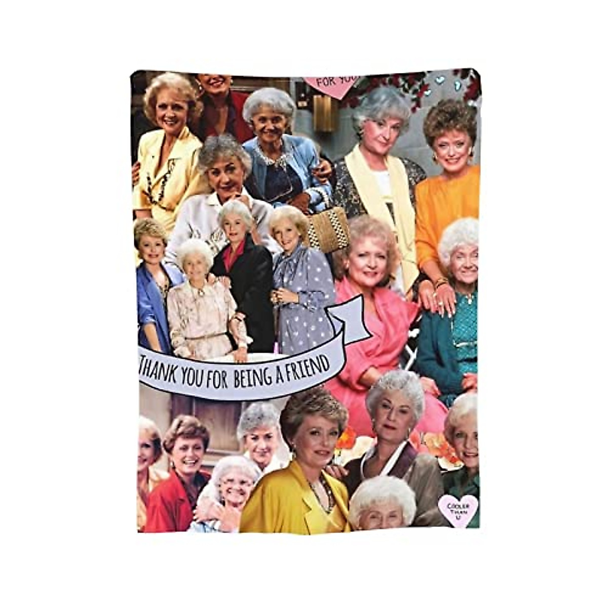 CANDU Fleece Throw Blankets Flannel Sleep Cozy Lightweight Ultra-Soft Micro Blankets for Sofa Travel Air Conditioning Bedding 50''x40'', Black 2