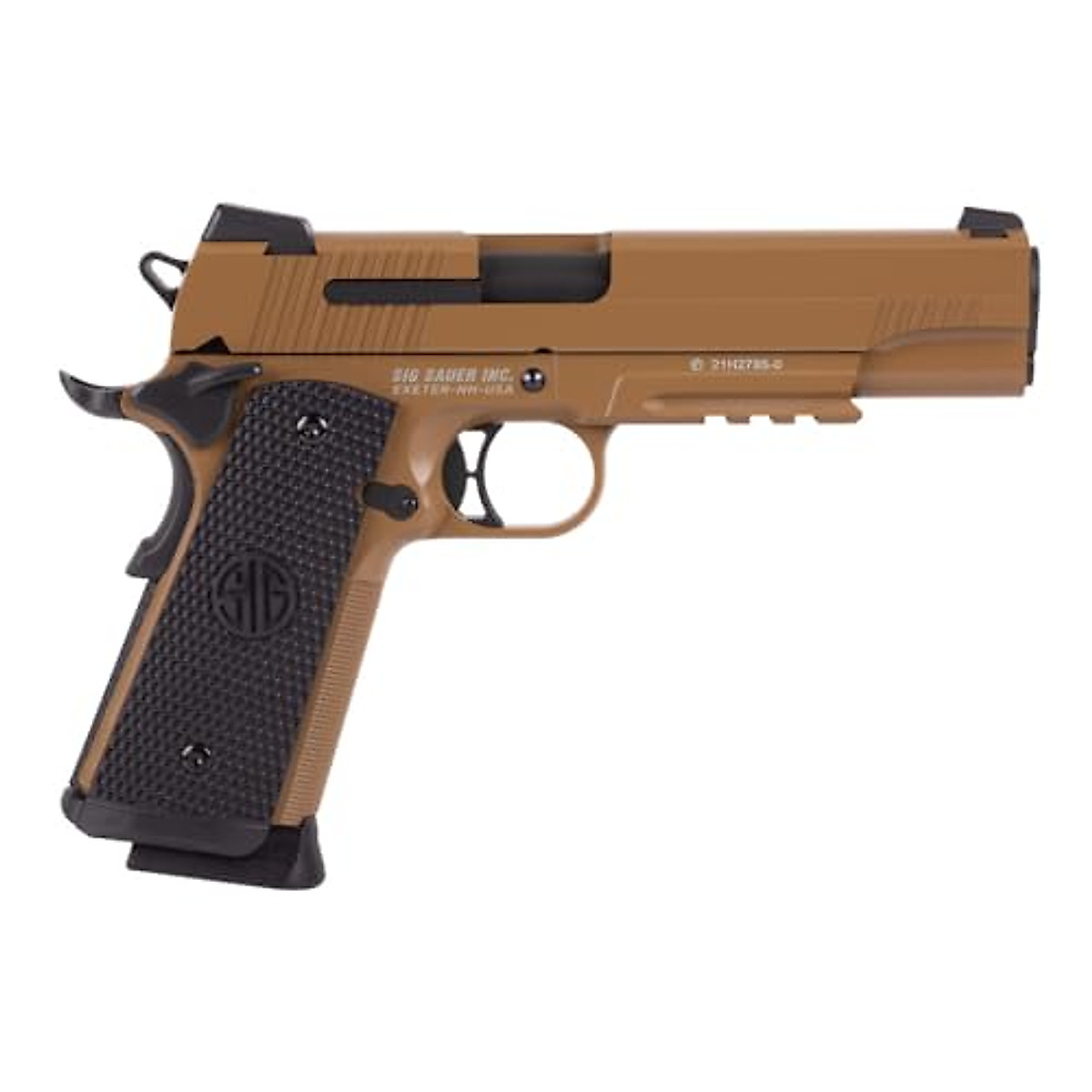 SIG SAUER 1911 Emperor Scorpion CO2-Powered 4.5mm Steel BB Caliber Semi-Auto Air Pistol with 17rd BB Mag - CO2 Cartridges Not Included