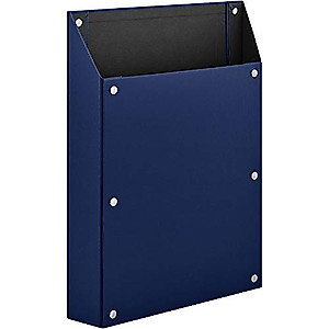 King Jim 4755 Magnetic Storage Case, A4 Size, Vertical, Blue