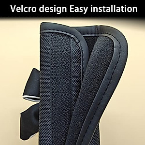 AUCELI 2 Pcs Bow Tie Auto Seat Belt Cover, Soft Ice Silk Car Seatbelt Shoulder Pad for a More Comfortable Driving, Safety Strap Neck Cushion Protector, Car Accessories for Adult Kid