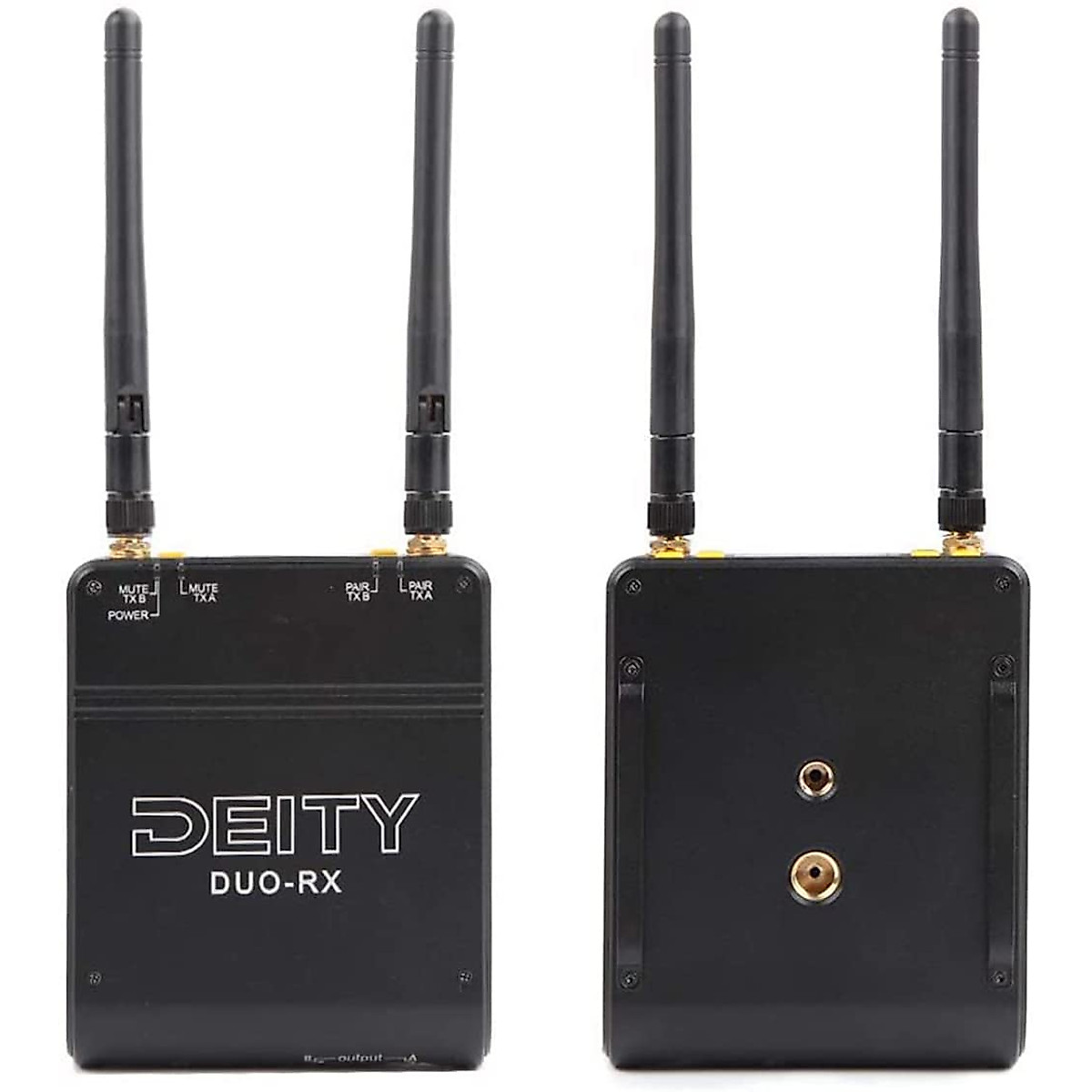 Deity Connect 2.4G Wireless Lavalier Microphone, Dual-Channel Receiver & Two Transmitters, OLED Daylight Display Screen, 24bit/48Khz Uncompressed Audio