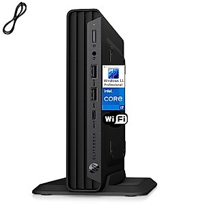 HP EliteDesk 800 G6 Business Mini PC Desktop Computer, Intel Octa-Core i7-10700 up to 4.8GHz, 64GB DDR4 RAM, 2TB PCIe SSD, 802.11AC WiFi, Bluetooth, Type-C, 3.13 lb, Windows 11 Pro, AZ-XUT