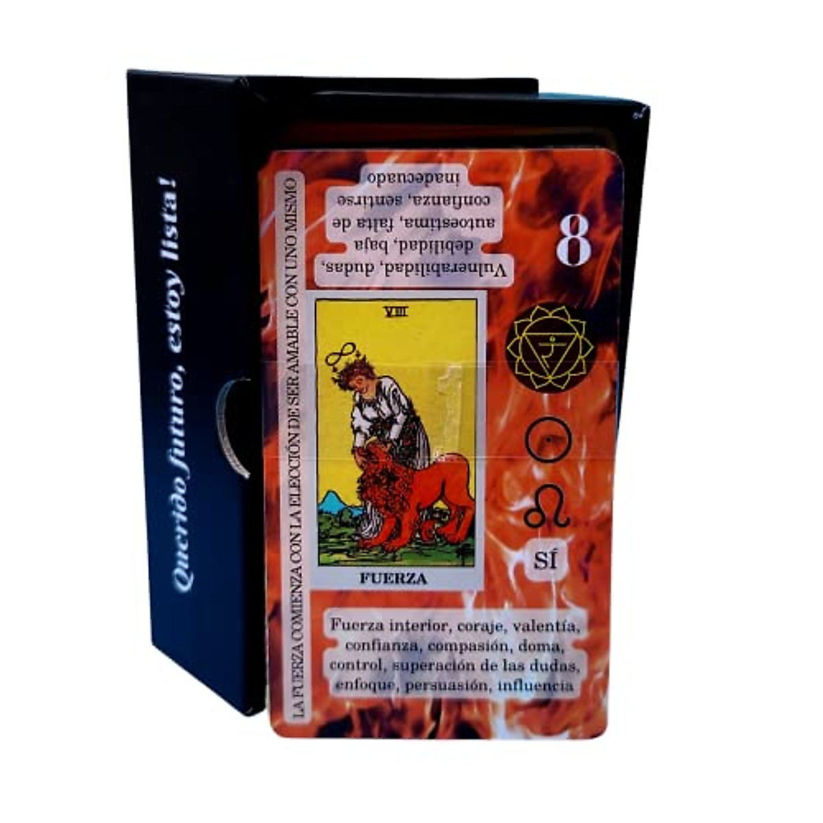 Witchy Cauldron Beginner Tarot, Tarot Cards with Meaning on it, Keyword Tarot Deck, Learning Tarot, Chakra, Planet, Affirmation (Spanish Edition)