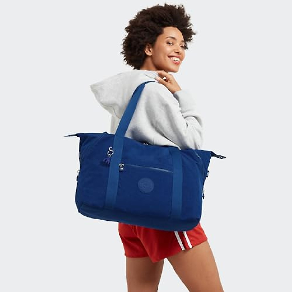 Kipling Women's Art Medium Tote Bag, Lightweight Large Weekender, Nylon Travel Handbag