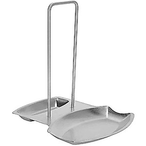 DRNKS Spoon Frame Stand Lid Organizer Lid Storage Rack 304 Stainless Steel Thick Pot Lid Stand for Home Kitchen Applicable to kitchen stove