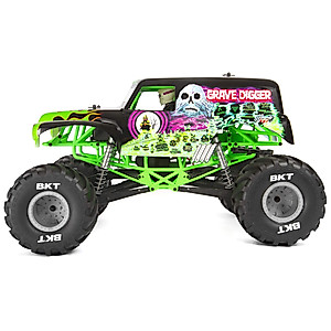 Axial SMT10 Grave Digger RC Monster Truck RTR with 2.4GHz Radio Transmitter System (Battery and Charger Not Included): 1/10 Scale AXI03019, Black & Green
