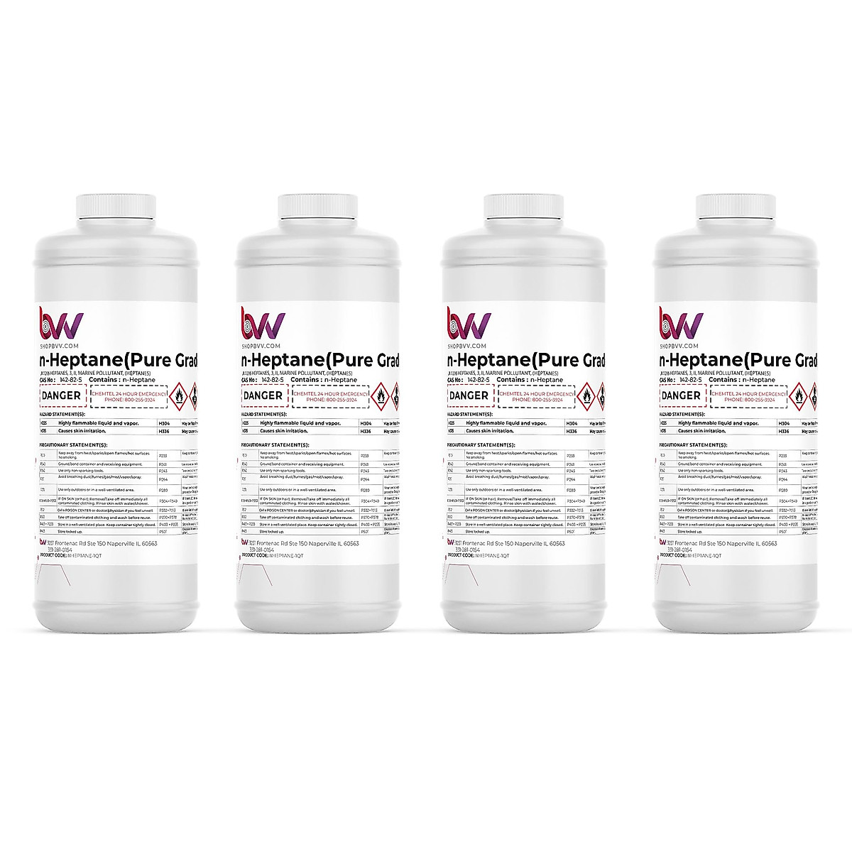 BEST VALUE VACS Lab Grade N-Heptane - Ultra High Purity Solvent - 99.3% Pure Dissolving Heptane Solution - 1 Gallon