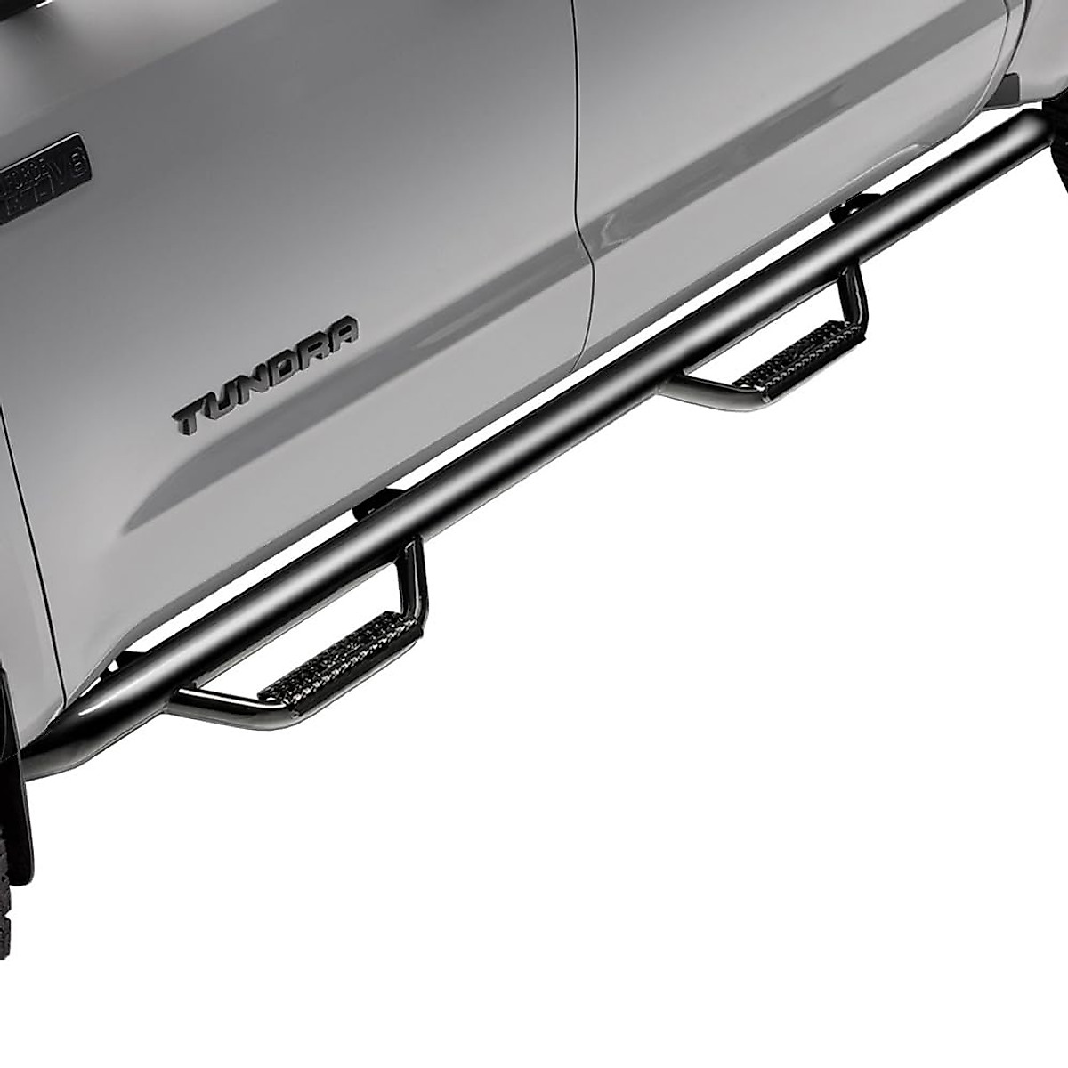 n-FAB | T0580CC | Nerf Step, Wheel 2 Wheel , Gloss Black, 05-15 Toyota Tacoma Double Cab 5' Short Bed