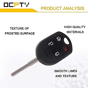 OCPTY 1 X Flip Key Entry Remote Control Key Fob Transmitter Replacement for Ford for Escape for Focus for Transit for Fiesta for Transit Connect CWTWB1U793 1788A-FWB1U793