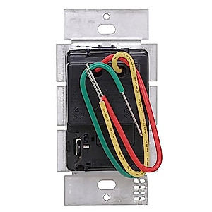 Lutron Maestro Fan Control and Light Dimmer for Dimmable LEDs, Incandescent, and Halogen Bulbs, Single-Pole, MACL-LFQ-WH, White (2-Pack)