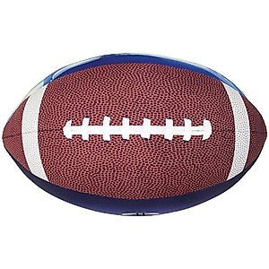 iscream Game On! Photoreal Football Shaped 16" x 12" x 12" Microbead Accent Pillow