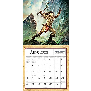Boris Vallejo & Julie Bell's Fantasy Wall Calendar 2023: Escape to a World Swirling with Mystery and Magic