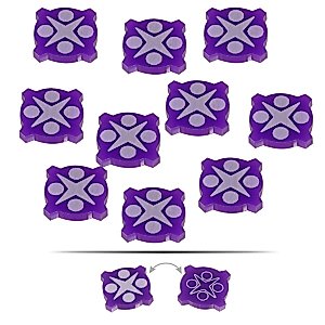 LITKO Space Fighter 2nd Edition Tokens | Compatible with Star Wars: X-Wing Miniatures Game | Pack of 10 (Double-Sided Force Tokens)