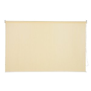 PHI VILLA Outdoor Roller Shade 8' (W) x 8' (H), Patio Shades Roll Up, Wheat