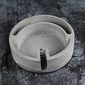 NICOLE Silicone Mold Concrete Flower Pot Mould Castle Shape Cement Planter Garden Bonsai Decorating Tools