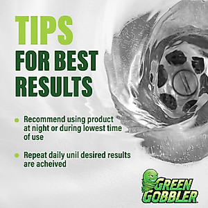 Green Gobbler Fruit Fly Goodbye Gel Drain Treatment | Drain Fly Killer | Fruit Fly Killer | Drain Flies Treatment | Fruit Flies Treatment | Drain Fly & Fruit Fly Eliminator (1 Gallon)