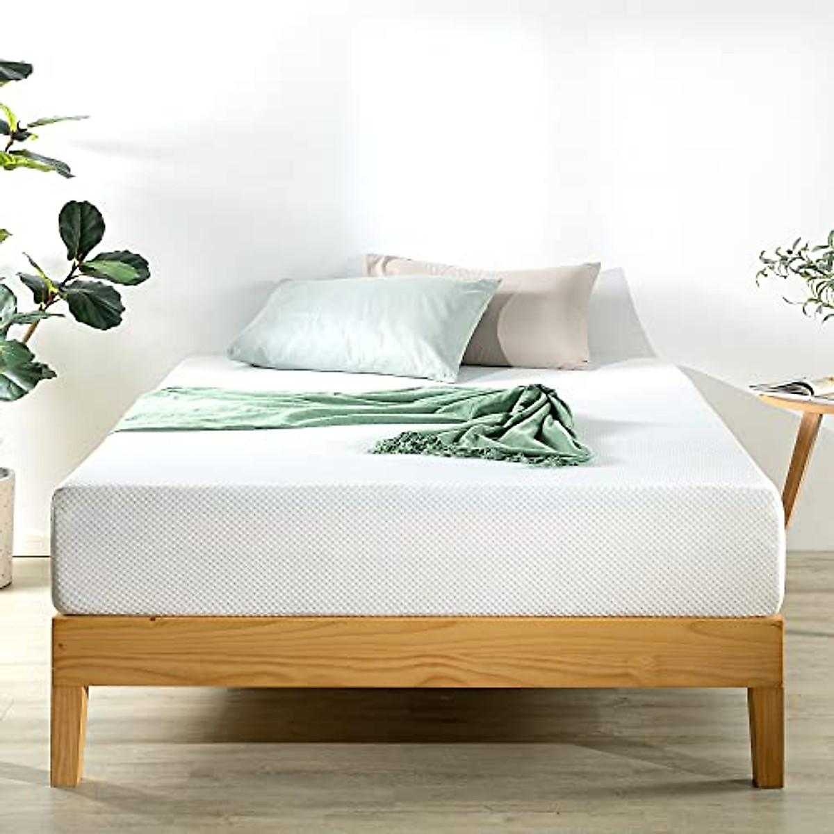 ZINUS 10 Inch Green Tea Aspire Memory Foam Mattress / CertiPUR-US Certified / Bed-in-a-Box / Pressure Relieving / Made in USA, Queen