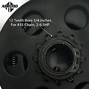 ALRCOO Centrifugal Go Kart Clutch 3/4" Bore #35 Chain 12T Predator 212 Clutch for Honda Go Karts Mini Bike 2-6.5 HP Engines