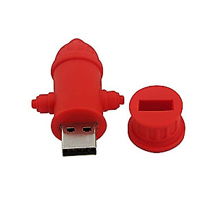 16GB USB 2.0 Flash Drive Fire Hydrant Shape Thumb Drive Jump Drive Data Storage Memory Stick Pendrive