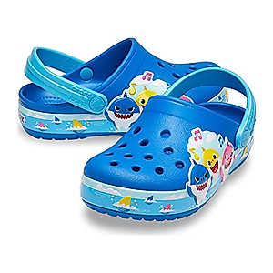 Crocs Kids' Baby Shark Band Clog , Baby Shark, 8 Toddler