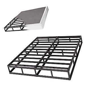 Aardhen 9 Inch High Profile Queen Box Spring Strong Metal Frame Mattress Foundation, Quiet Noise-Free,Easy Assembly, 3000lbs Max Weight Capacity