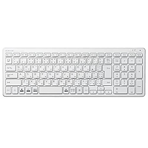ELECOM Wireless compact keyboard Pantograph thin type [White] TK-FDP099TWH (Japan Import)