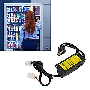 Shanrya PC Interface to MDB Adapter Box, RS232 Adapter Bill Acceptor Computer Serial Port Transfer Box Comes ABS Vending Machine Interface Module Easy to Use for Vending Machine