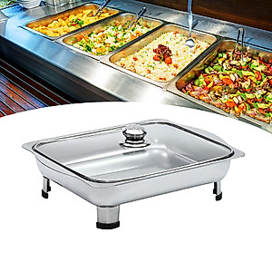 Chafing Dish Buffet Dish Tray Serving Tray Stainless Steel Chafer for Catering Events Holidays, arc