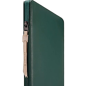 Comfyable Leather Laptop Sleeve Compatible with 16 Inch MacBook Pro & 15 Inch MacBook Air (Loose Fit) M2 2023, Green