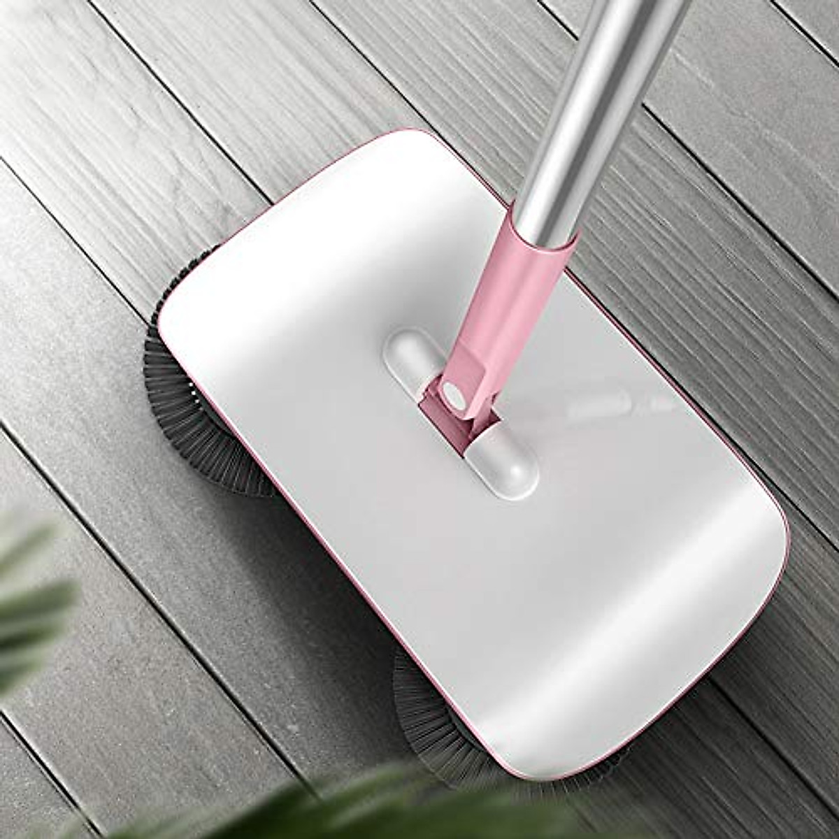 Leftwei Carpet Sweeper, Household Hand Push Sweeper Mini Hand Push Sweeper Mop Carpet Broom Dustpan for Homes Dormitories Apartments Hotels Office Buildings (Pink), LEFTWEI1PYFAZE0GG-12