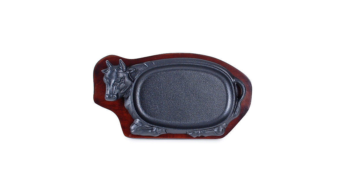 FMC Fuji Cast Iron Steak Plate - Perfect for Grilling