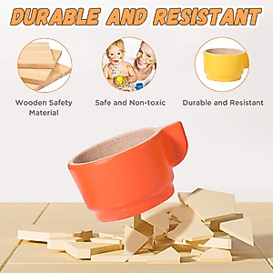 GAGAKU Wooden Play Food Sets for Kids Kitchen, Montessori Wooden Play Food Toys with Plates and Dishes for Toddler Boys & Girls Gifts