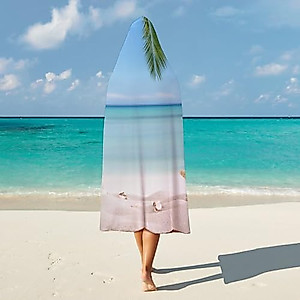 TaoYTao 40"x50" Women Summer Beach Blanket Hoodie, Foldable Wearable Funny Hooded Blanket Robe Cloak, Christmas Birthday Gifts Anniversary For Wife Girlfriend Women