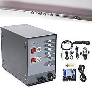 CNCEST Automatic CNC Spot Welder, 100W 110V Pulsed Argon Arc Welder Welding Machine Kit Pulse Argon Arc Welder for Jewelry DIY Repair for Gold Cobalt Chrome Alloy Hardware Workpiece