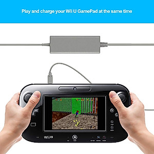 Charger for Nintendo Wii U Gamepad, Replacement Power Supply AC Adapter Wall Charger for Nintendo Wii U Gamepad Controller