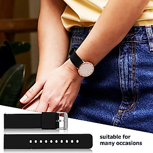 2pcs Strap Watch Band for Men Watch Band Replacement Men Watch Band Replacement Band 20mm Watch Band Replacement Watch Band Women's Watch Bands Quick Release Watch Band