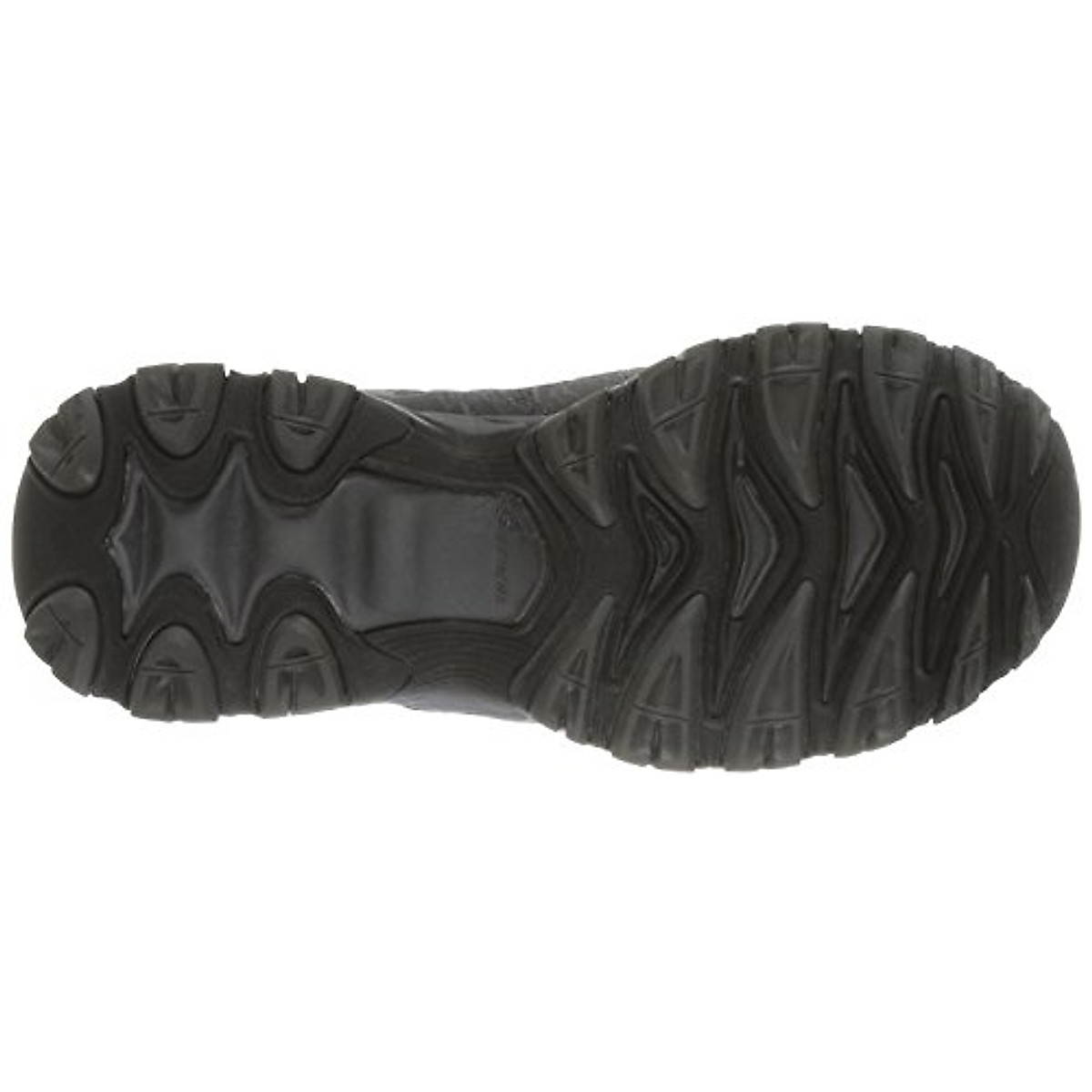 Skechers Men's Cankton Steel Toe, Black/Charcoal, 12