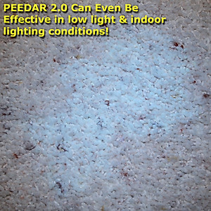 PeeDar 2.0 UV Pet Urine Detector Black Light Flashlight + Cat & Dog Behaviorist Book + 3 AAAs. Ultra Bright Optimal 380-385NM LEDs Find Invisible Stains Instantly! Rid Cat, Dog Pee Issues Forever.