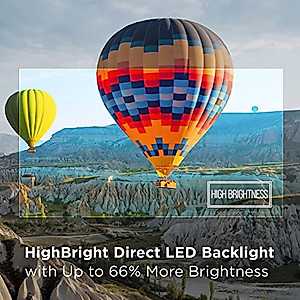 TCL 75-Inch Q6 QLED 4K Smart TV with Google TV (75Q650G, 2023 Model) Dolby Vision, Dolby Atmos, HDR Pro+, Game Accelerator Enhanced Gaming, Voice Remote, Works with Alexa, Streaming UHD Television