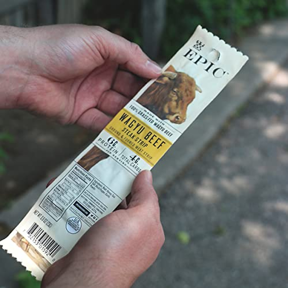 EPIC Wagyu Beef Steak Strips, Grass-Fed, Paleo Friendly, 20 ct, 0.8 oz Strips